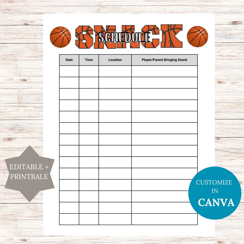 Basketball Rotation Spreadsheet Kings Academy Basketball Schedule