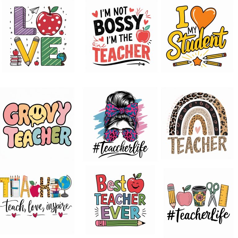 50+ Teacher Ideogram AI T-shirt Art Prompts