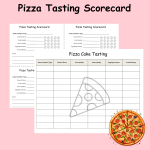 Pizza Tasting Score Card