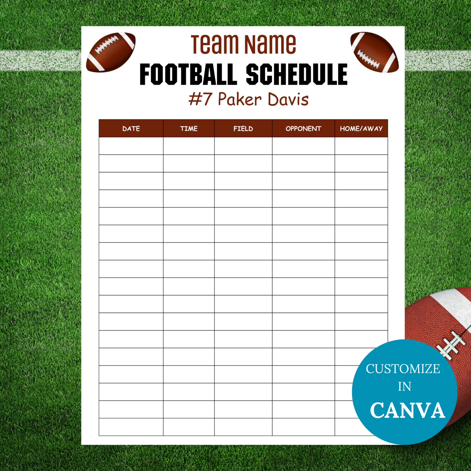 Editable Basketball Practice Schedule Template Pdf (Instant Download)