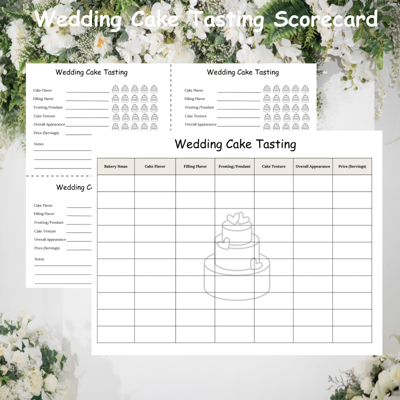 Pizza Tasting Score Card