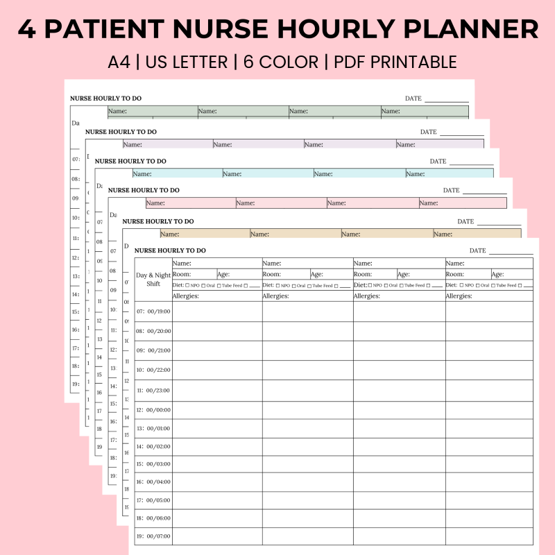 Hourly Nurse Shift Planner